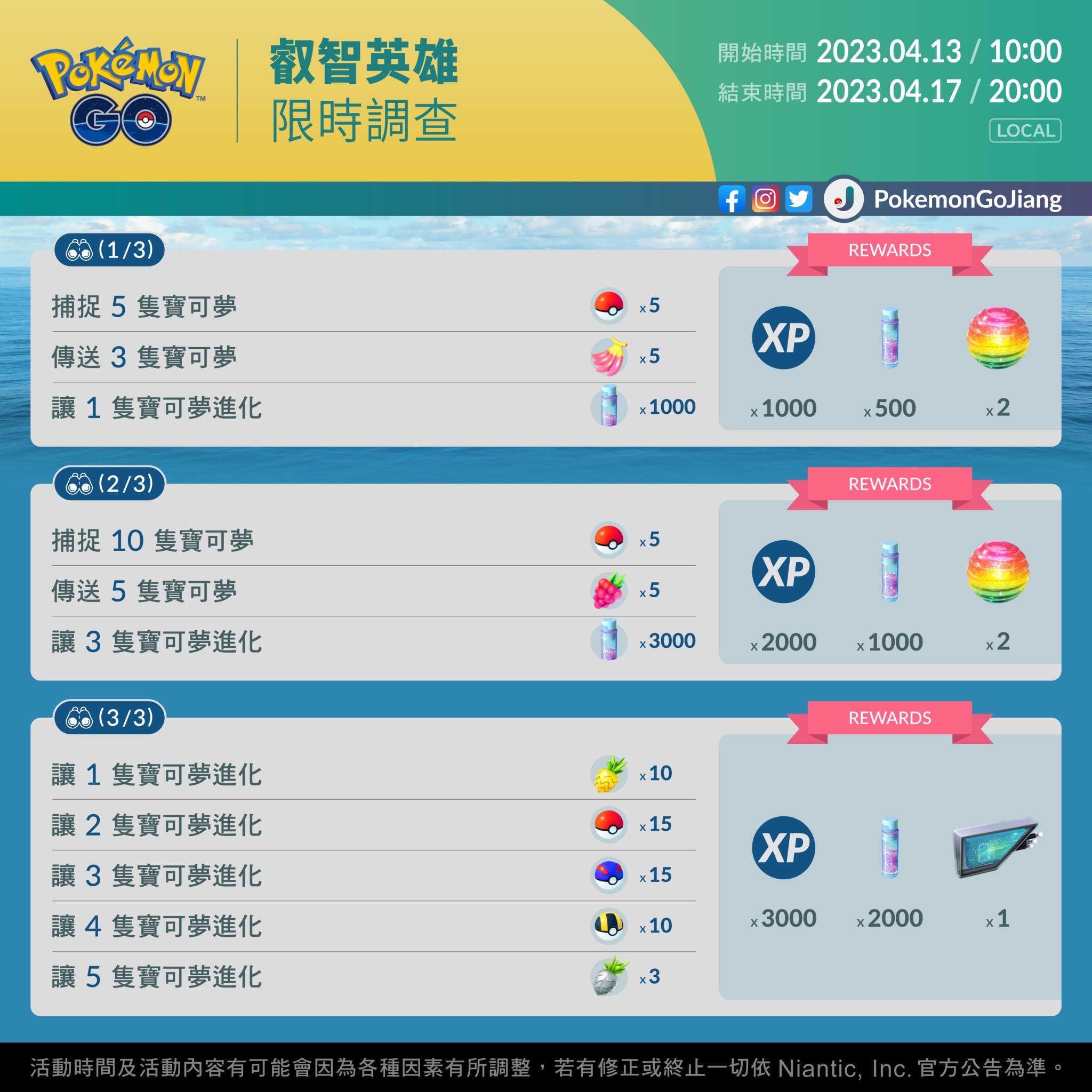 【Pokemon GO】2023年4月活動資料！寶可夢最新資訊 – 丹尼旅遊食記